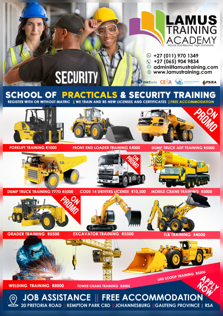 Forklift Training, Dump Truck Training, Excavator Training in Kempton ...